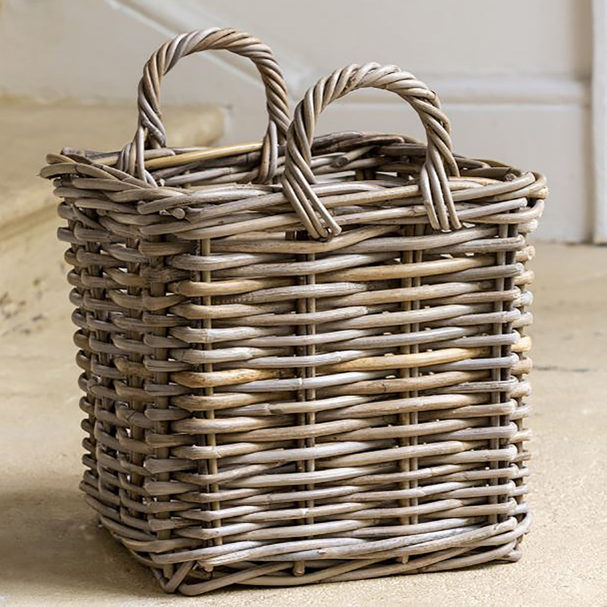 Square Log Basket, Medium – The Deco Shop Ltd